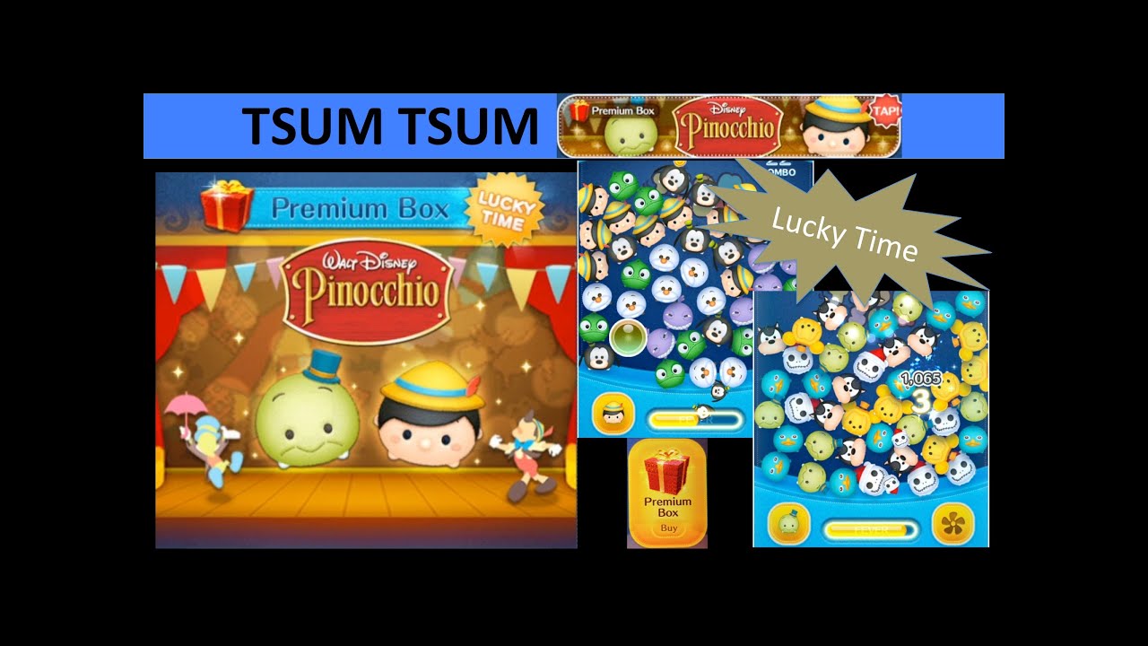 Pinocchio Tsum Tsum Jiminy Cricket Tsum Tsum (Lucky Time Pinocchio ...