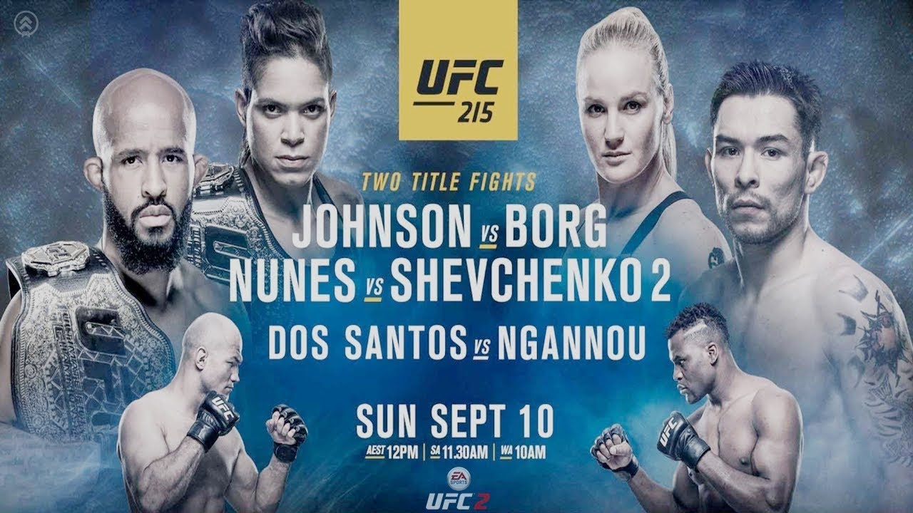 EA SPORTS UFC 2: UFC 215 - Johnson vs Borg [BR] #22 - YouTube