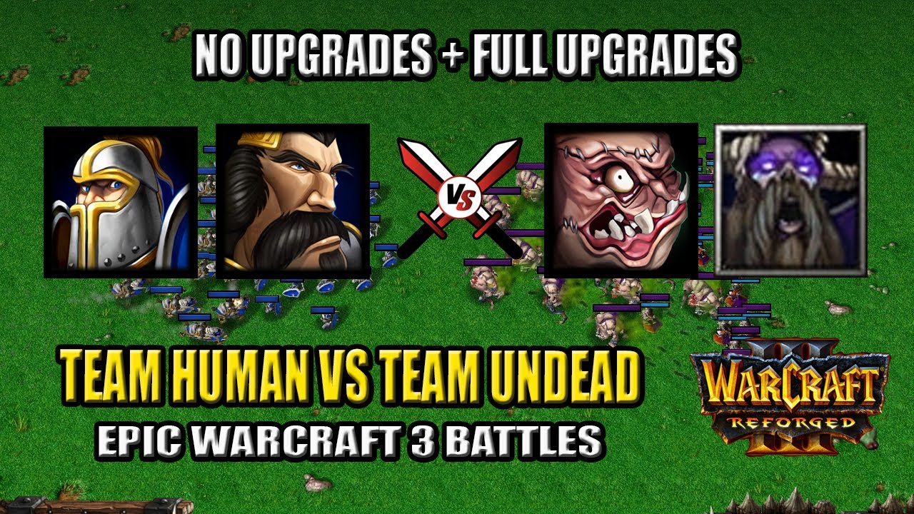 Footman/Knight vs Abomination/Necromancer - Warcraft 3 - YouTube