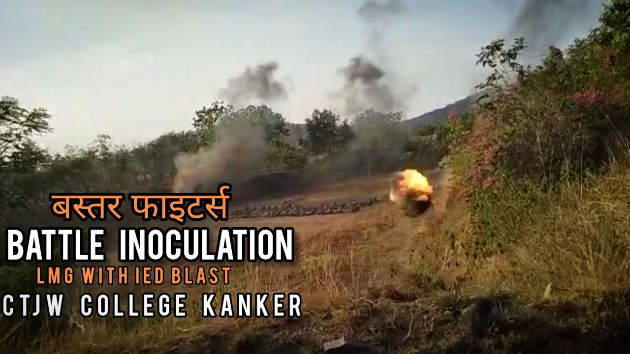 CTJW COLLEGE KANKER LMG With IED BLAST Battle Inoculation - YouTube