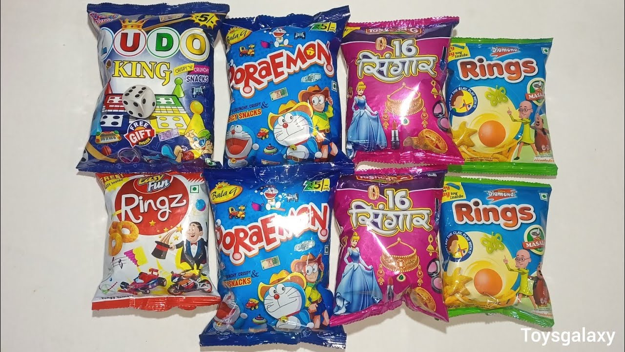 😍 Ultimate Collection Of Snacks||Unboxing And Review || Doremon Yellow ...
