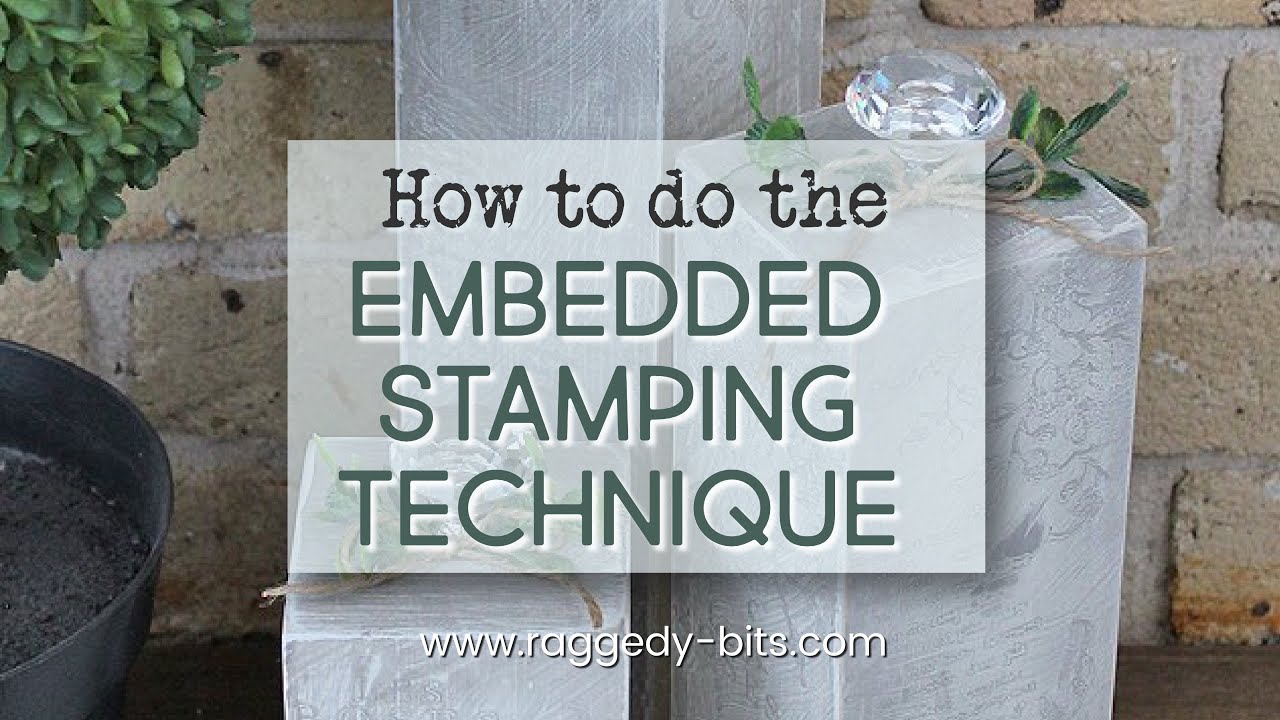 How to do the Embedded Stamping Technique - YouTube