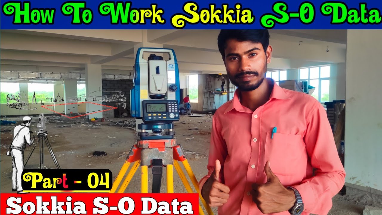 How To Layout With Sokkia Total Station | Part - 04 | So Data | Keshe ...