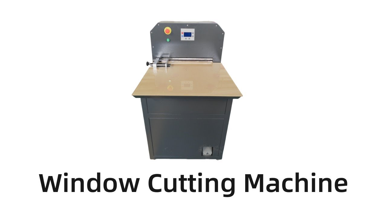 Double100 window cutting mahine - YouTube