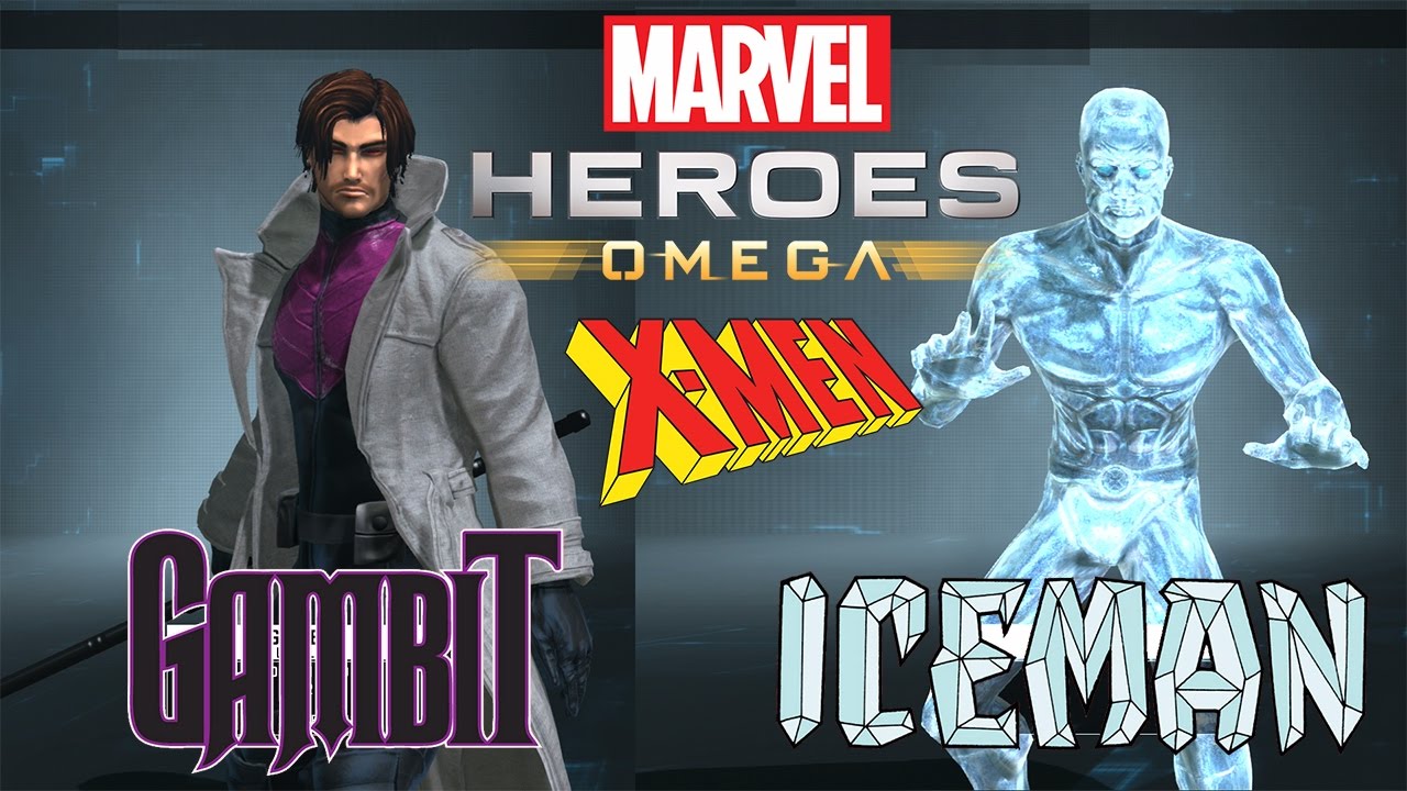 Marvel Heroes Omega Gambit and Iceman Live Stream of X-Dudes Doing Dude ...