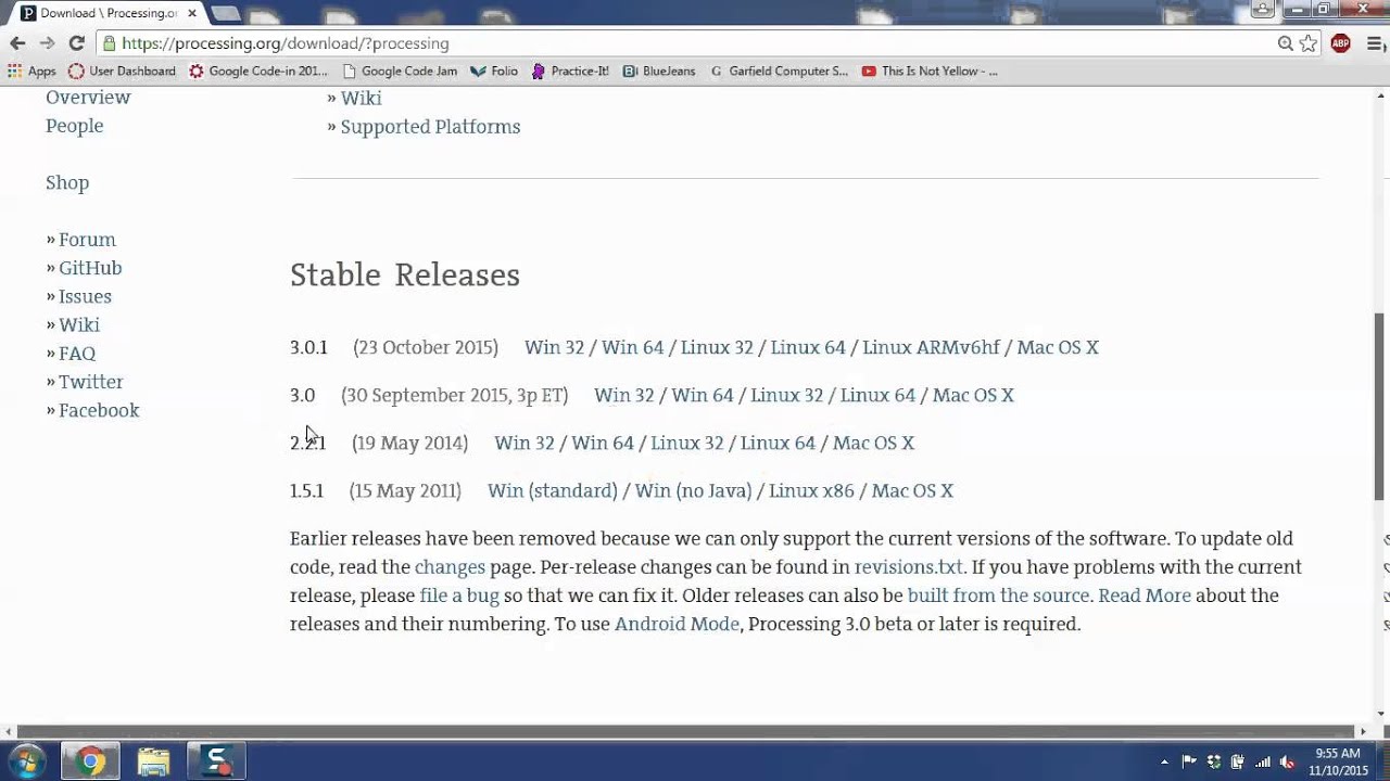 Processing 2.2.1 Install - YouTube