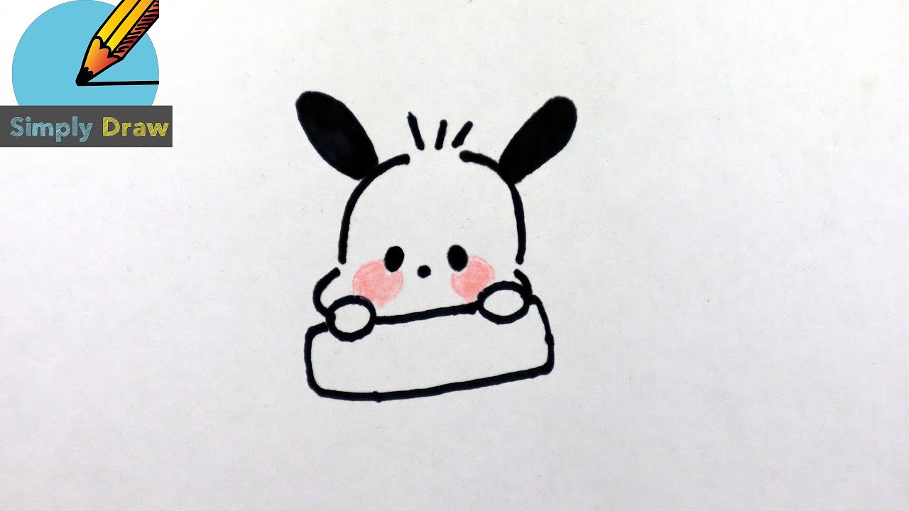 Simply Draw || How to draw pochacco cute - YouTube