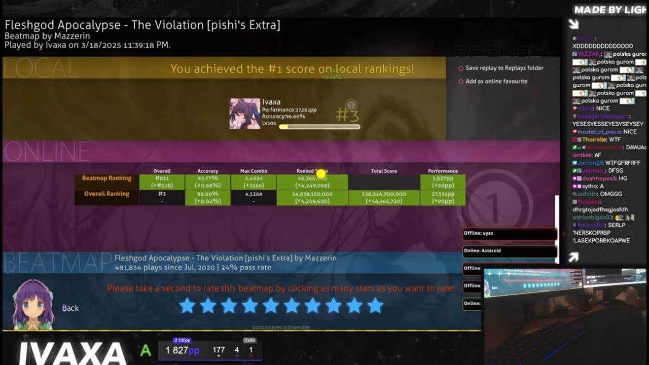 NEW PP WORLD RECORD!! | FREEDOM DIVE ANOTHER DIFF NFDTHR GODMODE!! | Daily osu! Moments! - YouTube