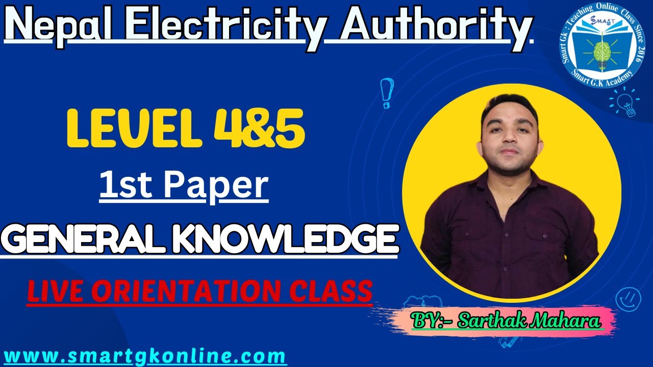 2080 Kartik 25|| NEA ||Level 4&5 || First Paper || GK ||Live ...