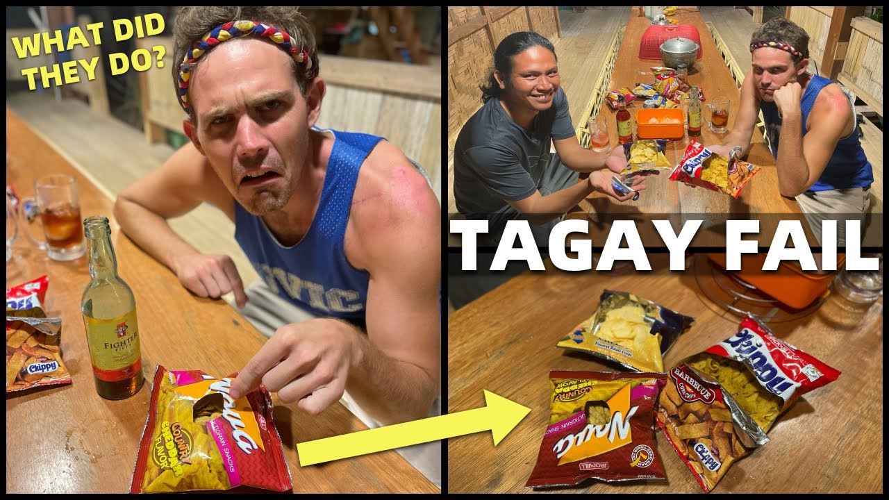 PHILIPPINES BARKADA DRINKING FAIL - Tagay Snacking With Filipino ...