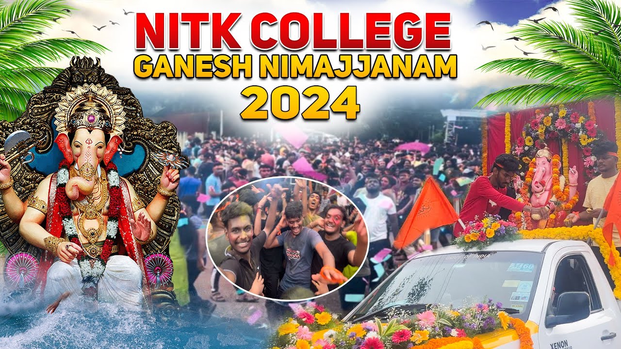 NITK Ganesh Nimajjanam 2024 🙏🏻🔥🥳 - YouTube