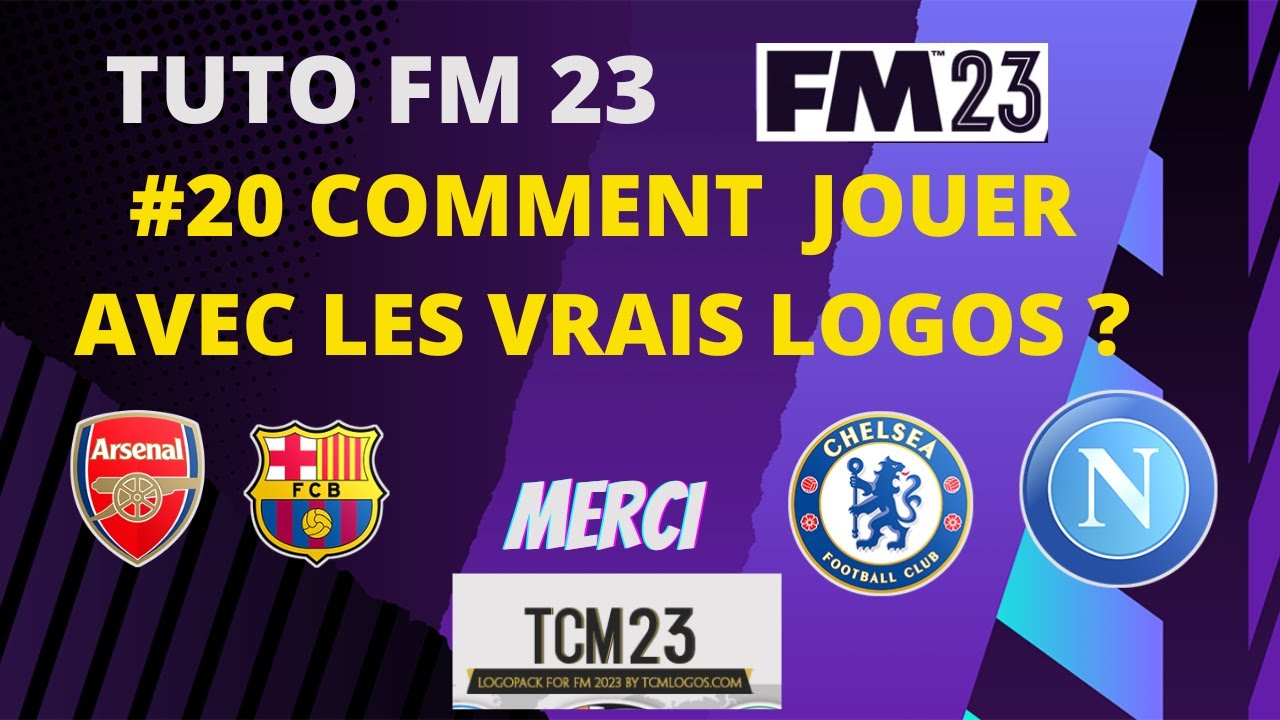 TUTO FM23 #20 COMMENT AJOUTER LES VRAIS LOGOS dans FM23 ? - YouTube