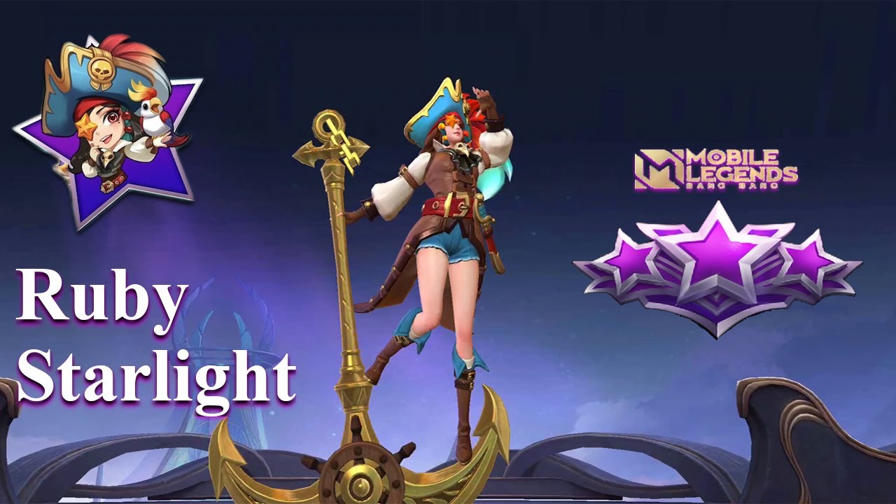 Ruby Pirate Parrot October Starlight Skin | Mobile Legends Bang Bang ...