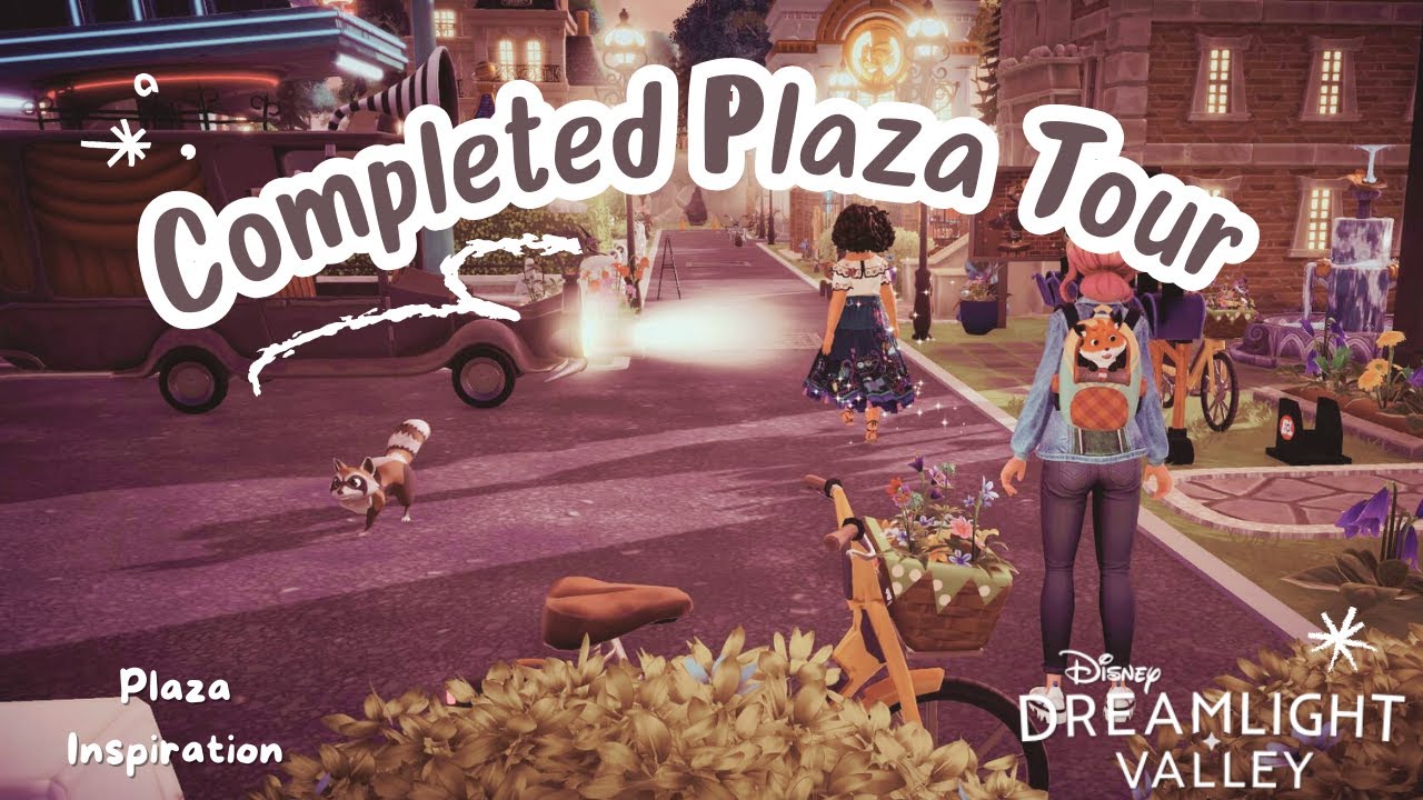 Completed Citycore Plaza Build Tour in Disney Dreamlight Valley | DDLV ...