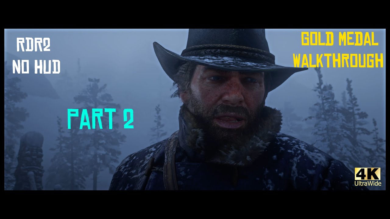 Red Dead Redemption 2 No HUD Gold Medal Story Walkthrough - Part 2 [4K ...