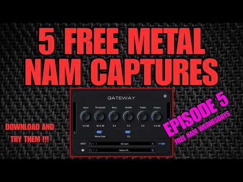 5 FREE Metal NAM Captures You Need (FREE Download) | Neural Amp Modeler | Free NAM Wednesdays #5