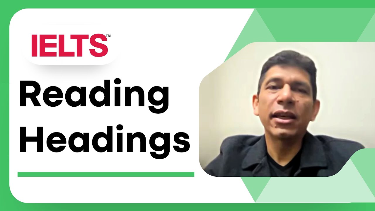 IELTS | Reading | Headings | Tips and Exercise | www.webberz.in - YouTube
