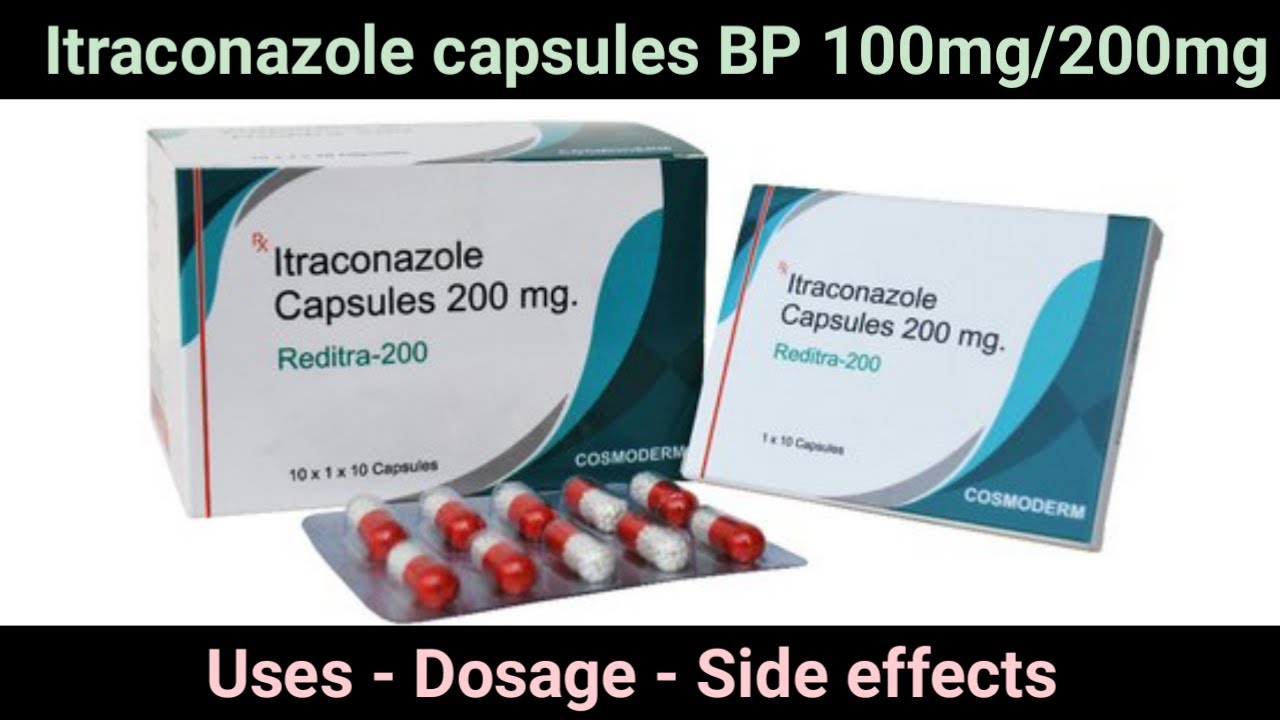 Itraconazole capsules BP 100mg/200mg - YouTube