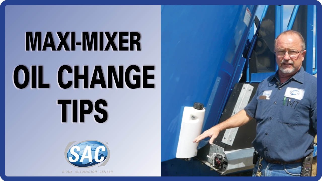 How To Change the Oil in Your Maxi-Mixer - YouTube