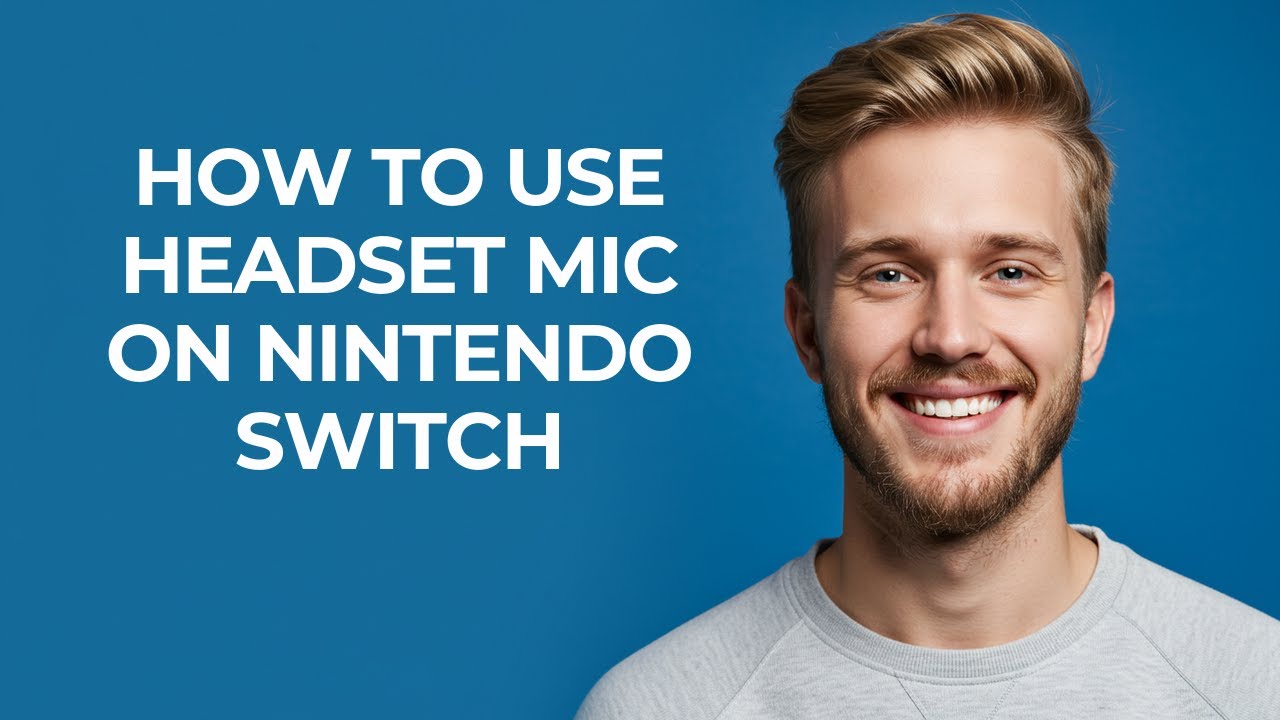 How To Use Headset Mic On Nintendo Switch - NEW! Step by Step - YouTube