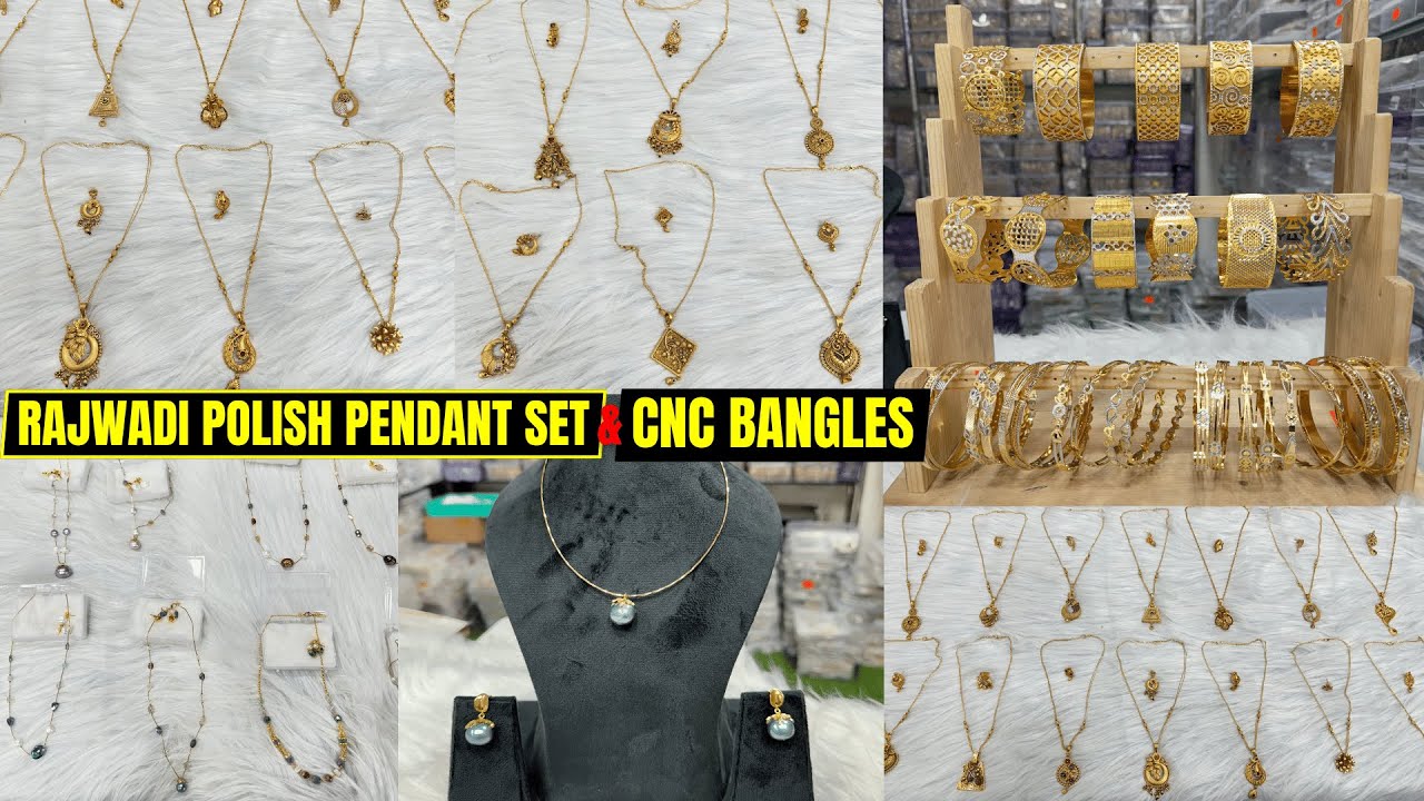 Latest Light Weight Gold Plated Pendant | Pendant With Moti Chain ...