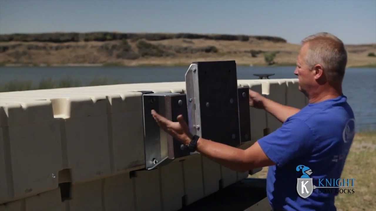 Knight EZ Dock motor mount installation demo - YouTube