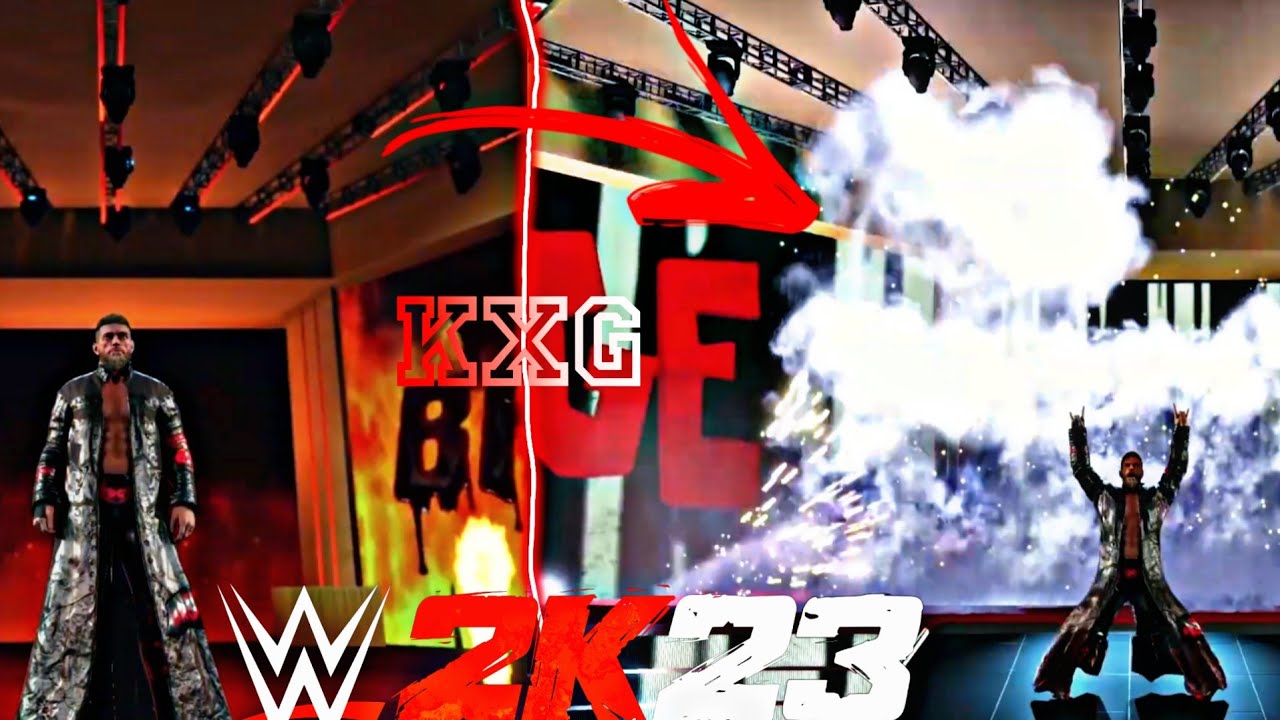 EDGE WRESTLEMANIA 39 ENTRANCE W/ THEME AND GFX | WWE 2K23 MOD ...