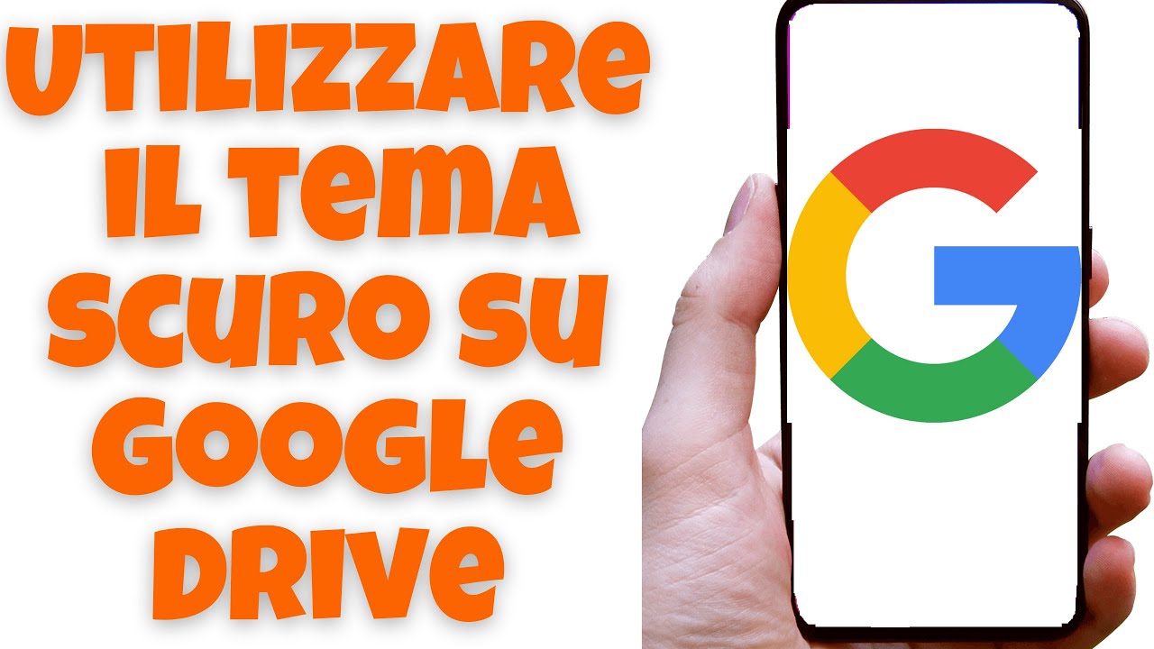 Utilizzare il tema scuro su Google Drive - YouTube