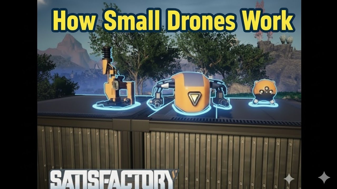 Personal Drones - Satisfactory Mod - YouTube