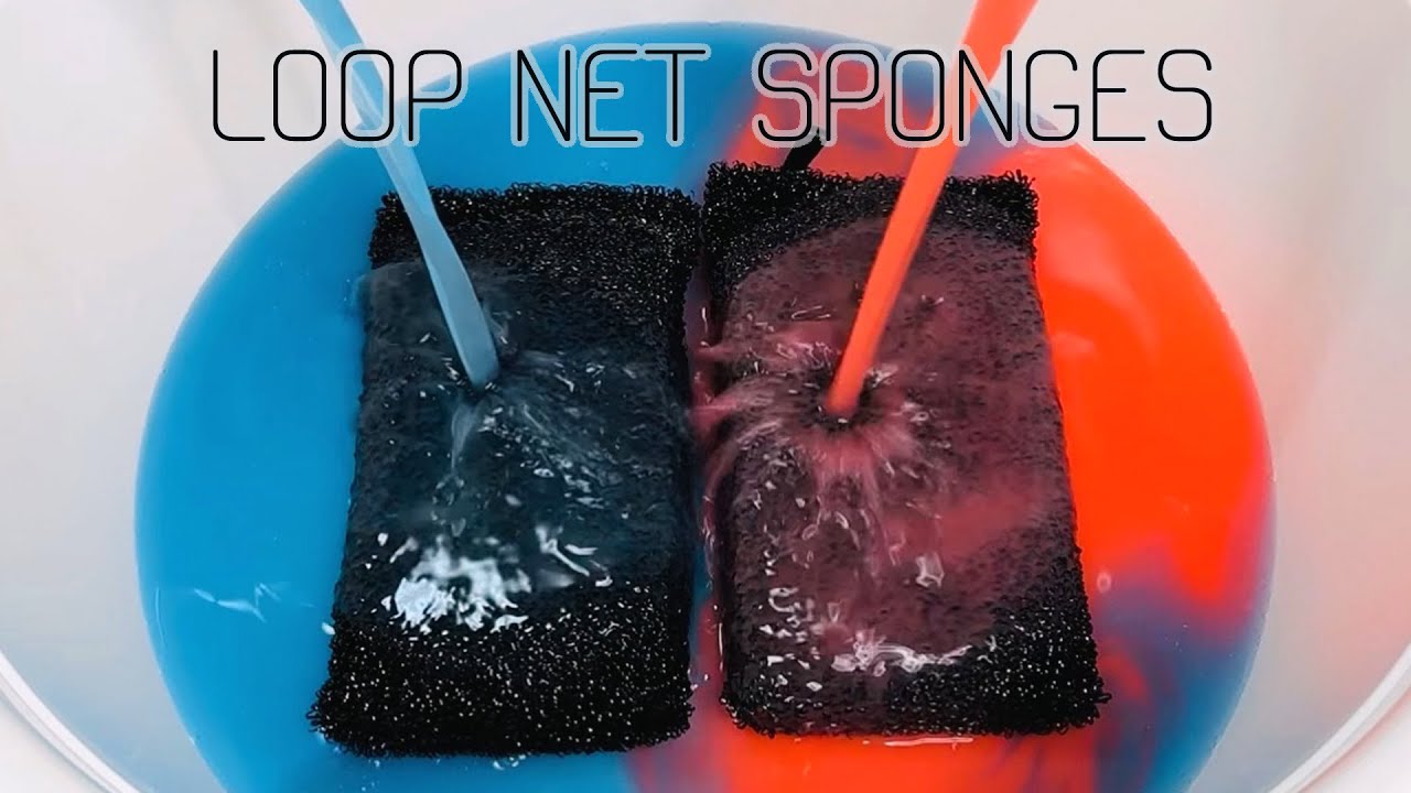 ASMR Sponge 871.Loop Net Sponges - YouTube