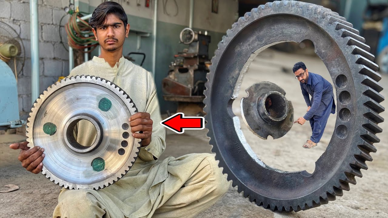 It was unbelievable that Gear broke like this while crashing the stone ...