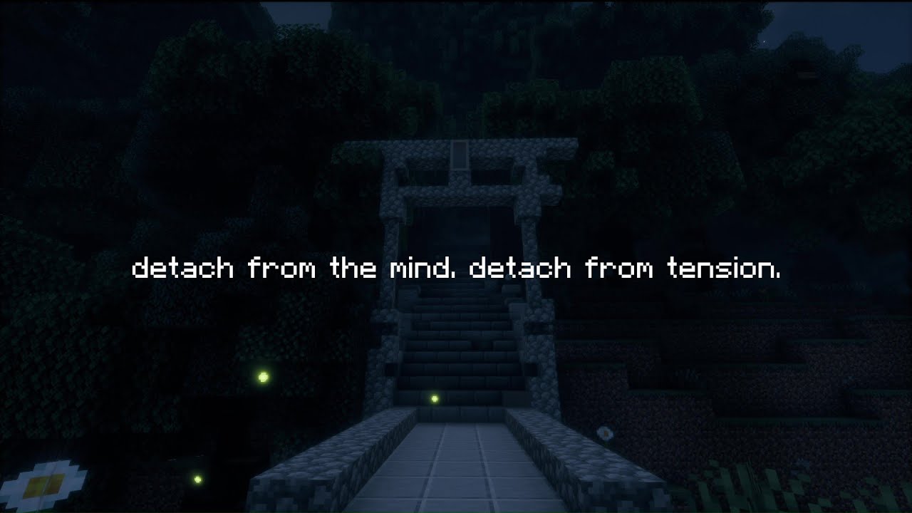 minecraft relaxing ambience - shrine - YouTube