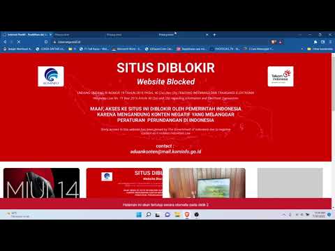 CARA MUDAH MENGAKSES SITUS YANG DIBLOKIR KOMINFO