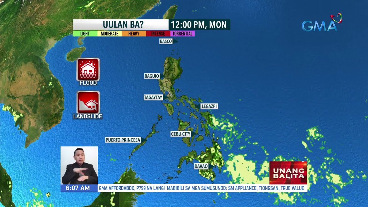 Rainfall advisory; nakataas ngayon sa ilang bahagi ng Mindanao ...