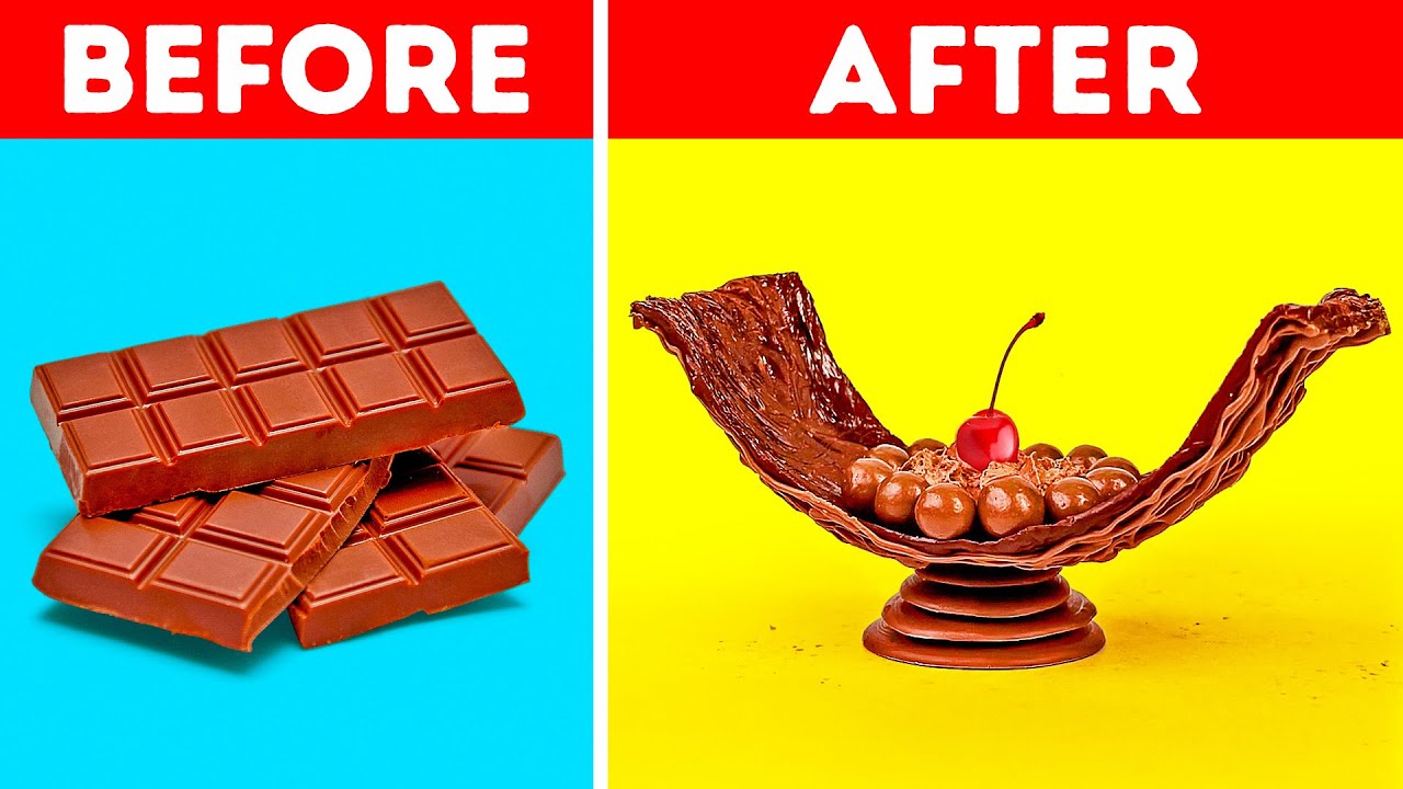 DELICIOUS CHOCOLATE HACKS TO MAKE YOUR DAY BRIGHTER - YouTube