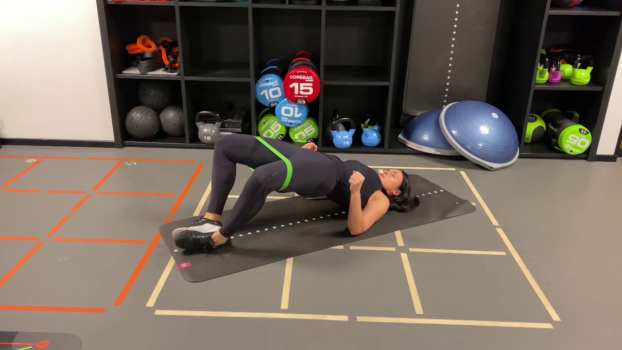 Banded Frog Hip Thrust - YouTube