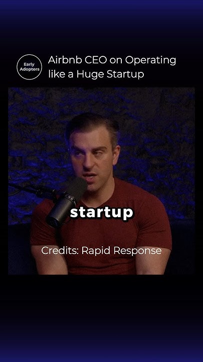 How to RUN a Startup - Airbnb CEO Brian Chesky #ceo #leadership # ...