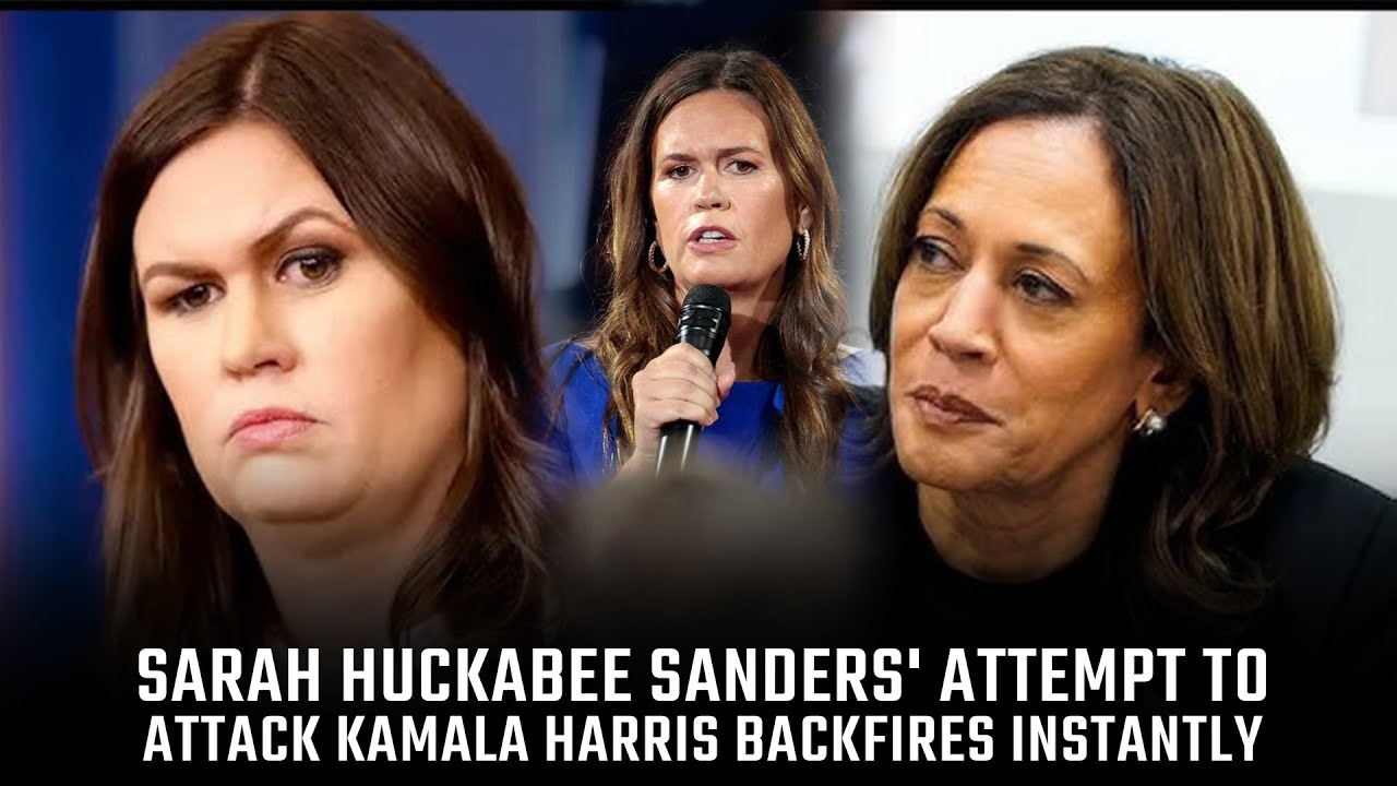 Sarah Huckabee Sanders' Attempt to Attack Kamala Harris Backfires ...