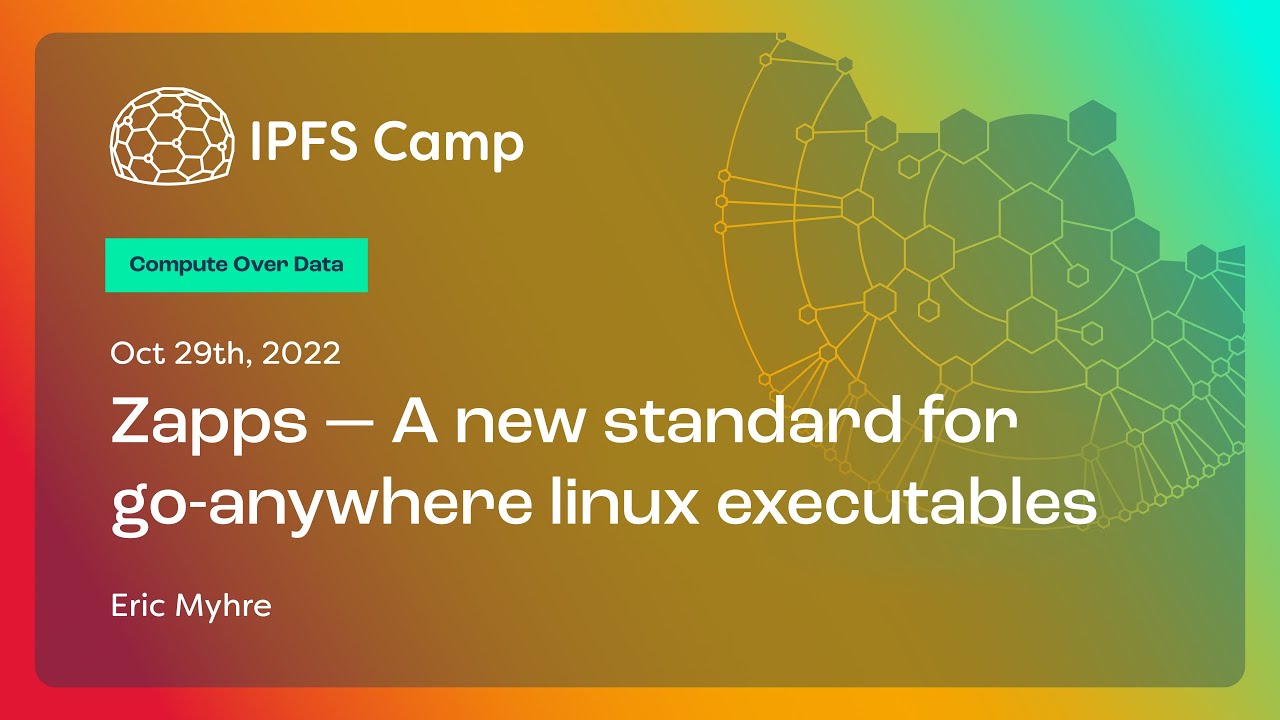 Zapps — A new standard for go-anywhere linux executables - Eric Myhre ...