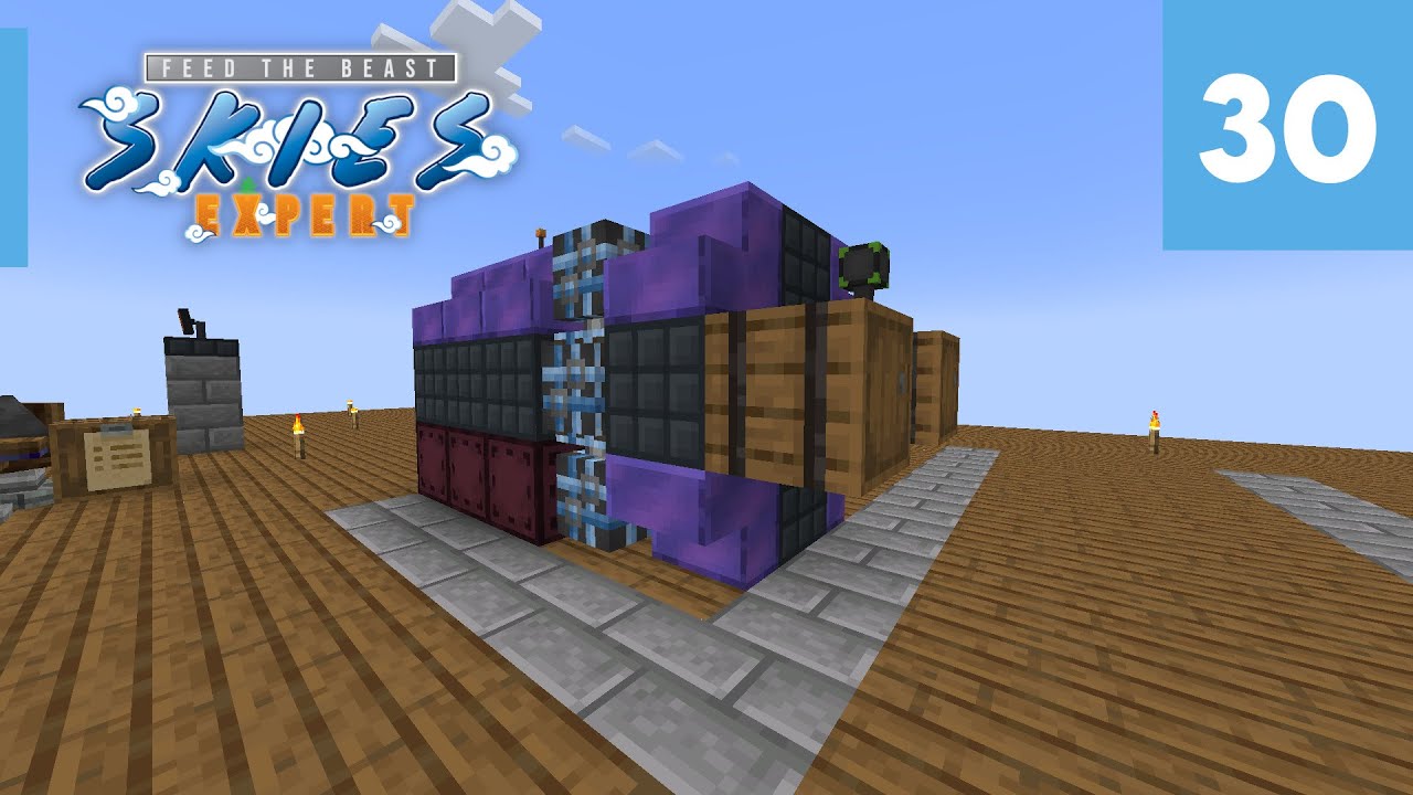 FTB Skies Expert #30 - Quantum Assembler - YouTube