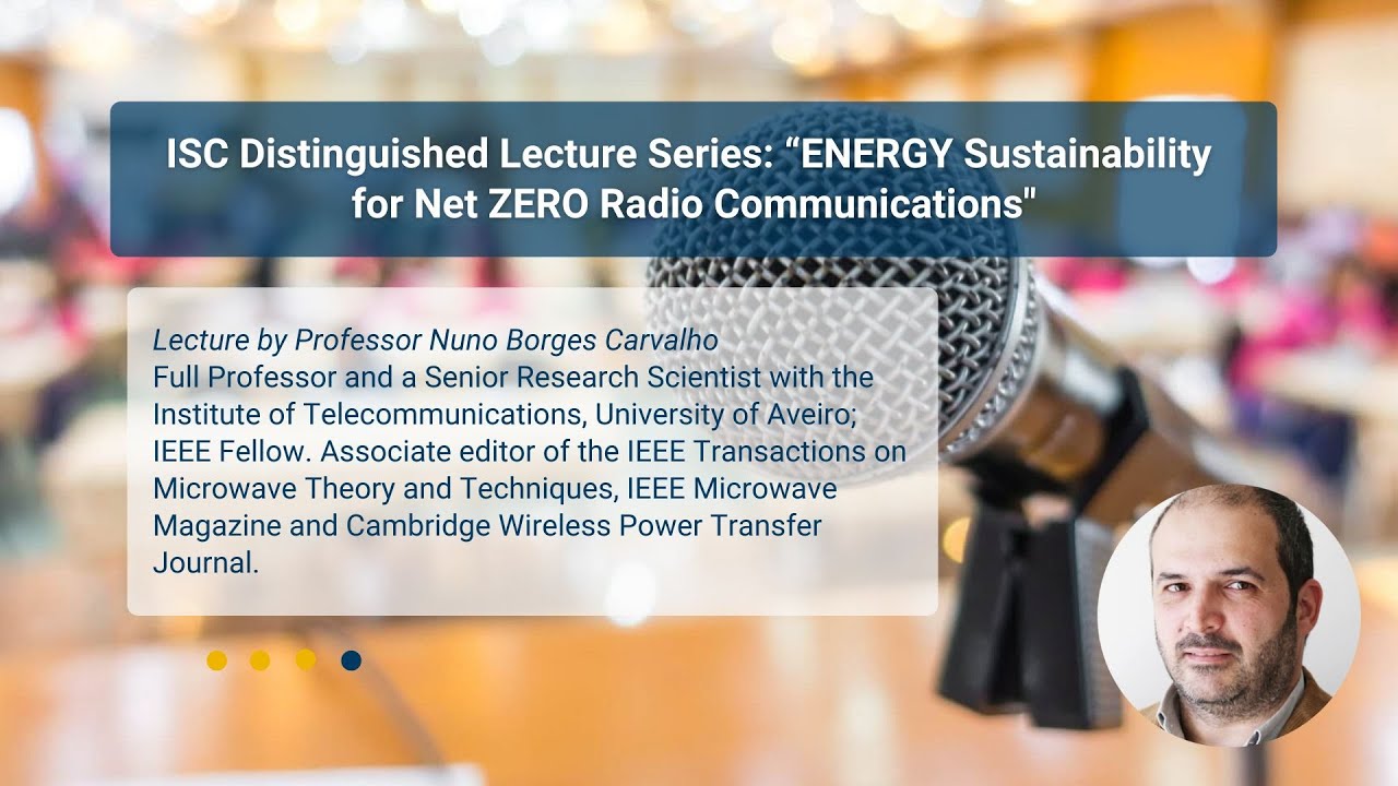 ISC Distinguished Lecture Series: “ENERGY Sustainability for Net ZERO ...