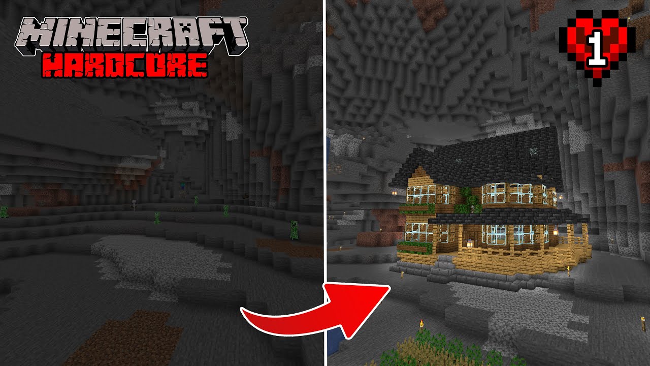 Exiliado Bajo Tierra en Minecraft Hardcore - YouTube