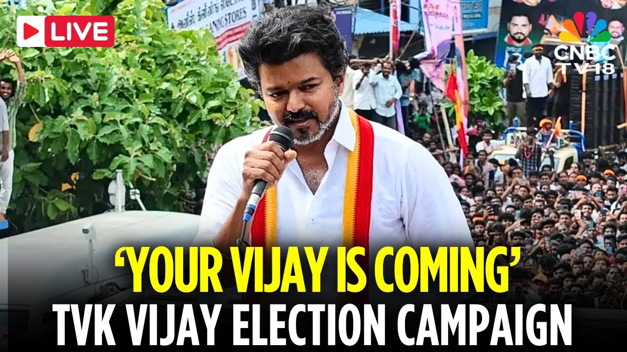 Thalapathy Vijay LIVE: Vijay's Election Campaigns At Nagapattinam and ...