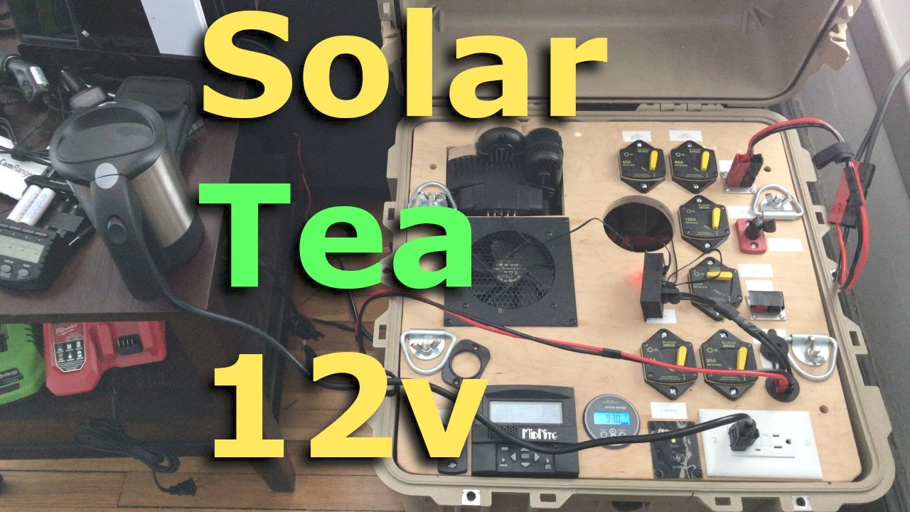 Solar Tea 12v - YouTube
