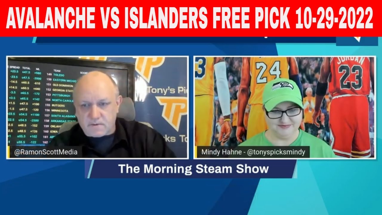 Colorado Avalanche vs New York Islanders 10/29/2022 FREE NHL Picks and ...