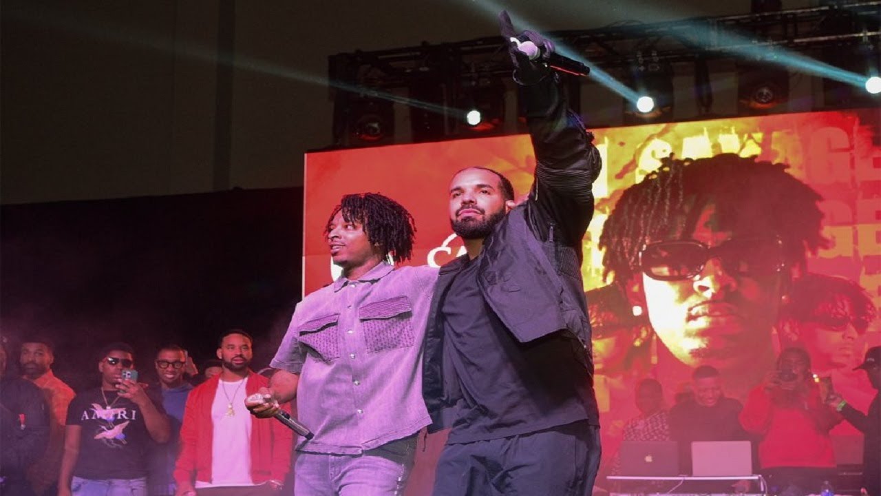 DRAKE BRINGS OUT DIPSET & 21 SAVAGE AT HARLEM APOLLO SHOW - YouTube