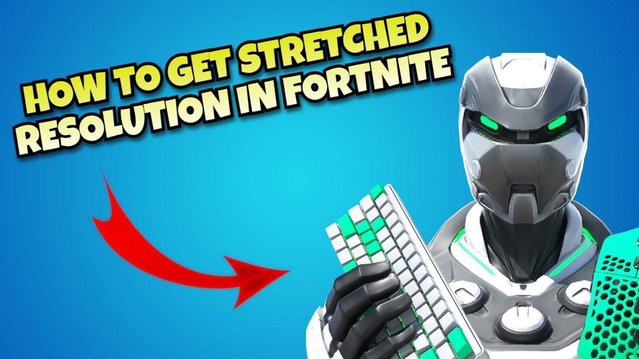 HOW TO GET CUSTOM STRETCHED RESOLUTION IN FORTNITE CHAPTER 6! - YouTube