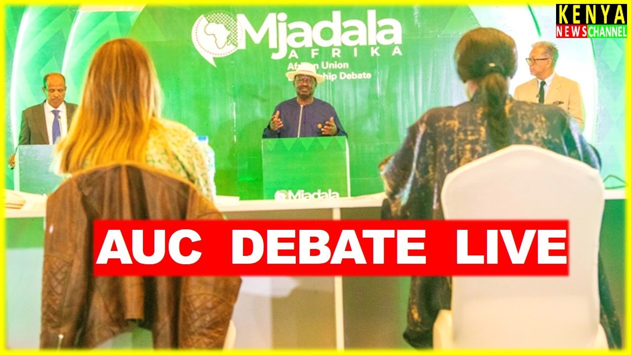 LIVE AUC DEBATE - Raila Odinga vs Mahmoud Ali Youssouf vs Richard ...