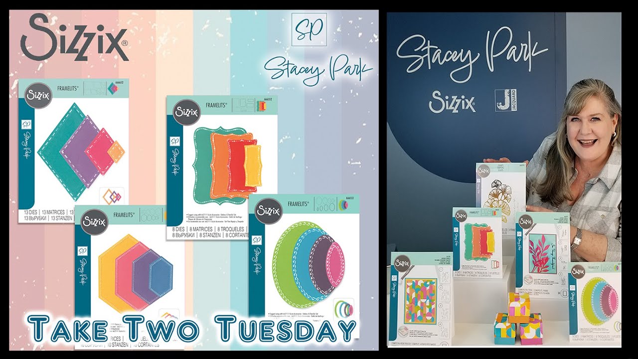 Take Two Tuesday featuring 3 Bundles to welcome in the New Year with Sizzix Dies & New Jacquard ...