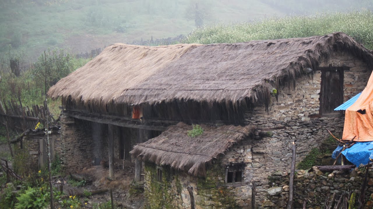 Real primitive rural village | Mountain rural organic life | Local ...